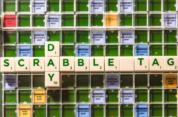 Scrabble-Tag in den USA - National Scrabble Day - 13. April