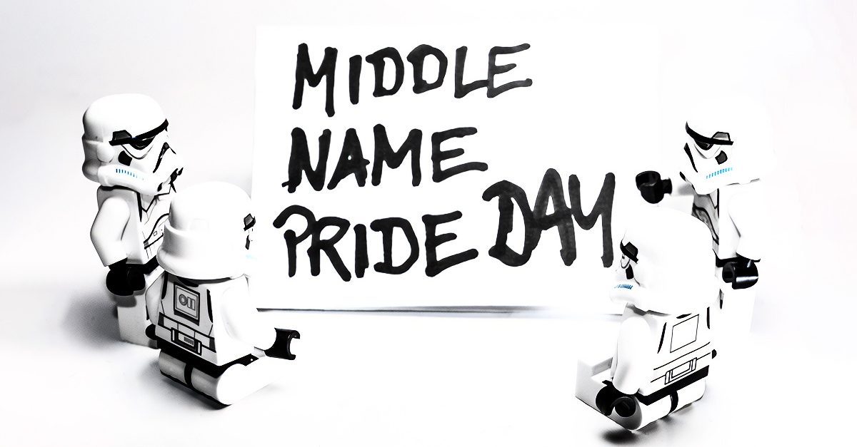 Sei-stolz-auf-Deinen-Zweitnamen-Tag - Middle Name Pride Day - 2025