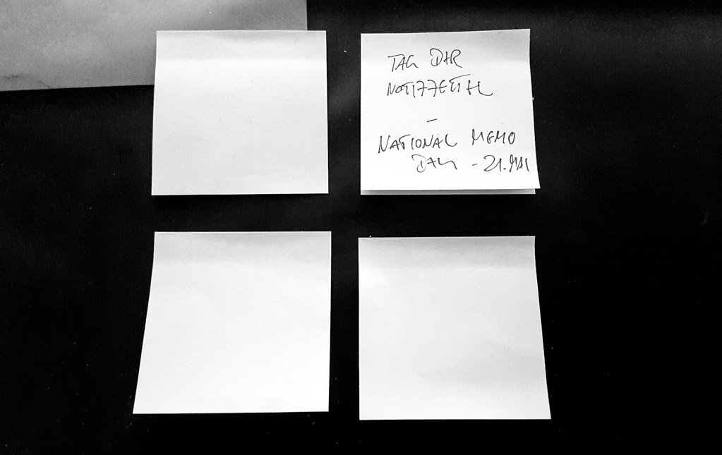 Tag der Notizzettel - National Memo Day USA - 21. Mai 2025