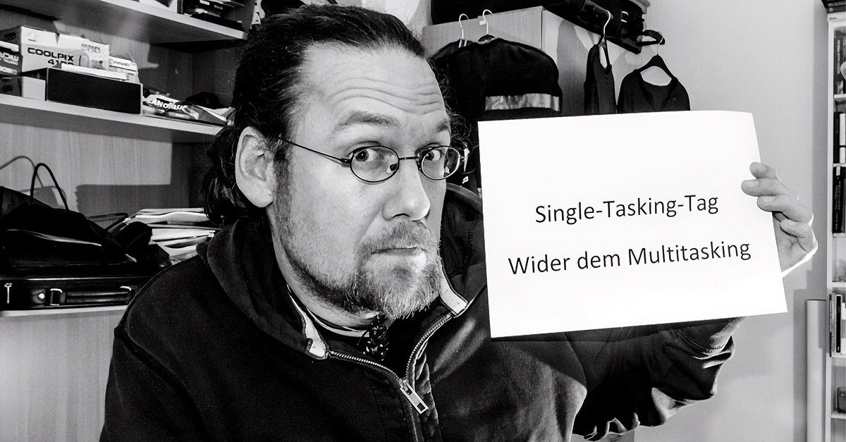 Single-Tasking-Tag in den USA - Single Tasking Day - 22. Februar