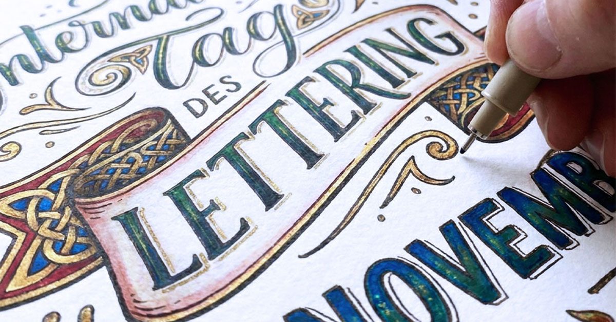Internationaler Tag des Lettering am 24. November 2026